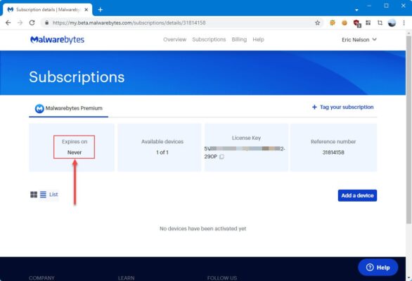 Key Malwarebytes 4.6.1 Premium 2023 bản quyền vĩnh viễn